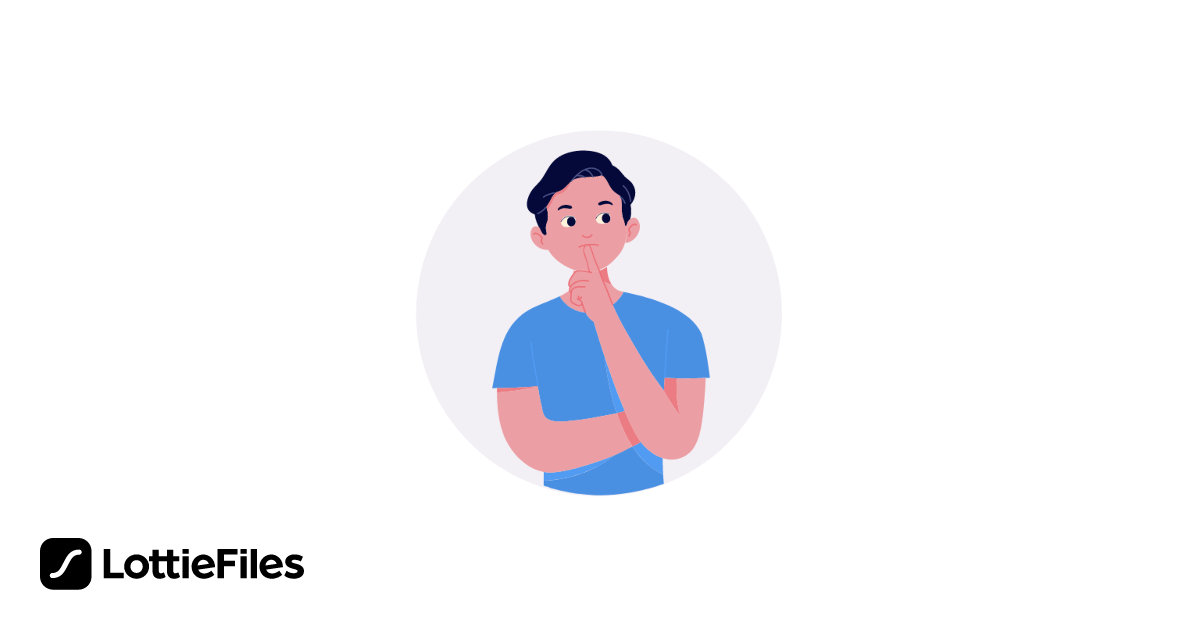 Free Boy Thinking Animation by Kazi Habiba | LottieFiles