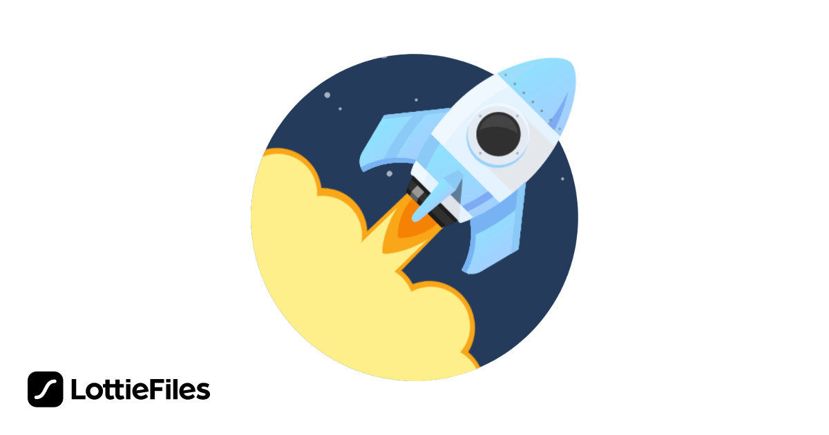 Free Rocket Loader Animation by Alexander Shubin | LottieFiles