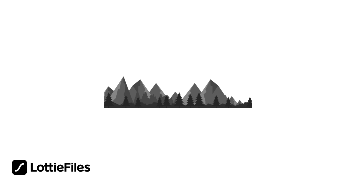Free Mountains Animation by Оля Брикса | LottieFiles