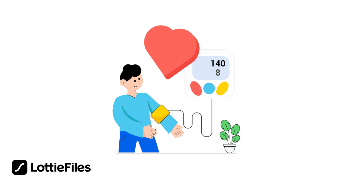 Free blood pressure Animation by Zeeshan Ali | LottieFiles