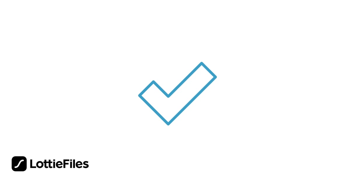 Free Check Mark Animation by Eduardo Klafke | LottieFiles