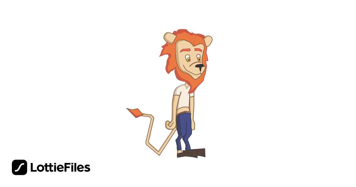 Happy Lion by Foma Gordeev - LottieFiles