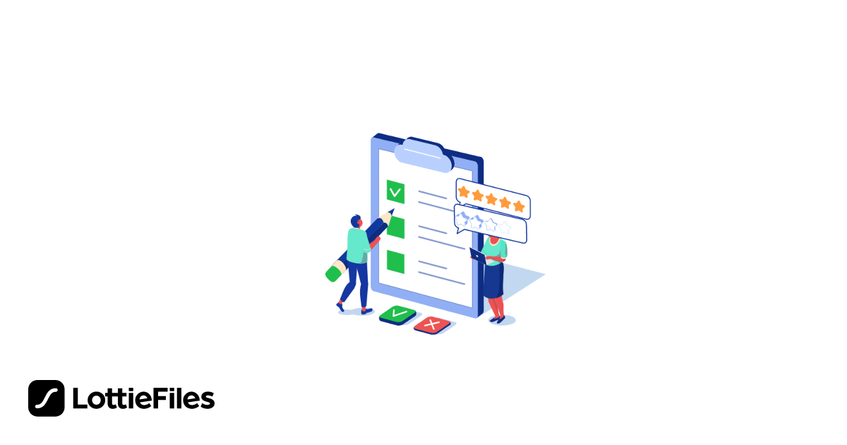 Free Review Ratings Animation by Nirdhum Narayan | LottieFiles