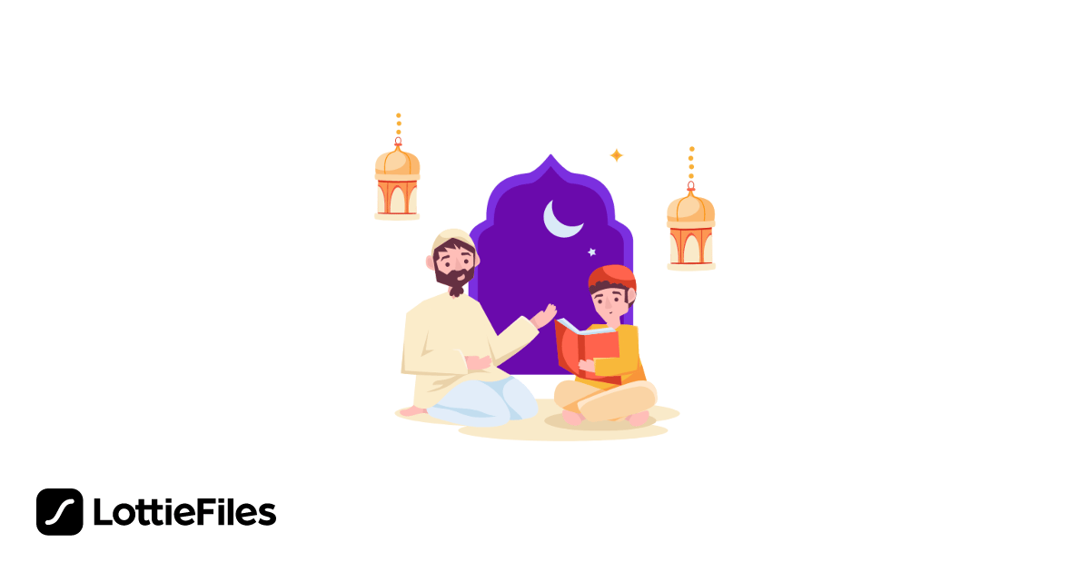 Free Teaching Quran Animation by Pro Symbols | LottieFiles