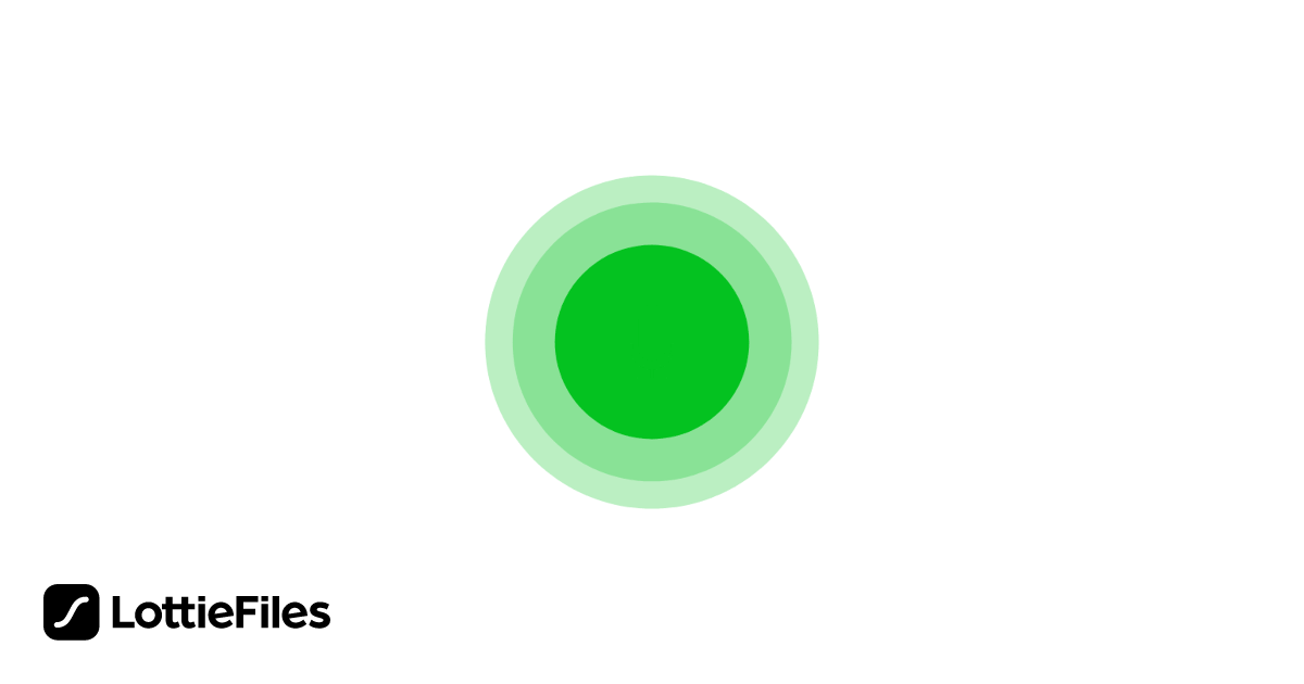 Free Green Pulse Animation by Kishan Kankhara | LottieFiles