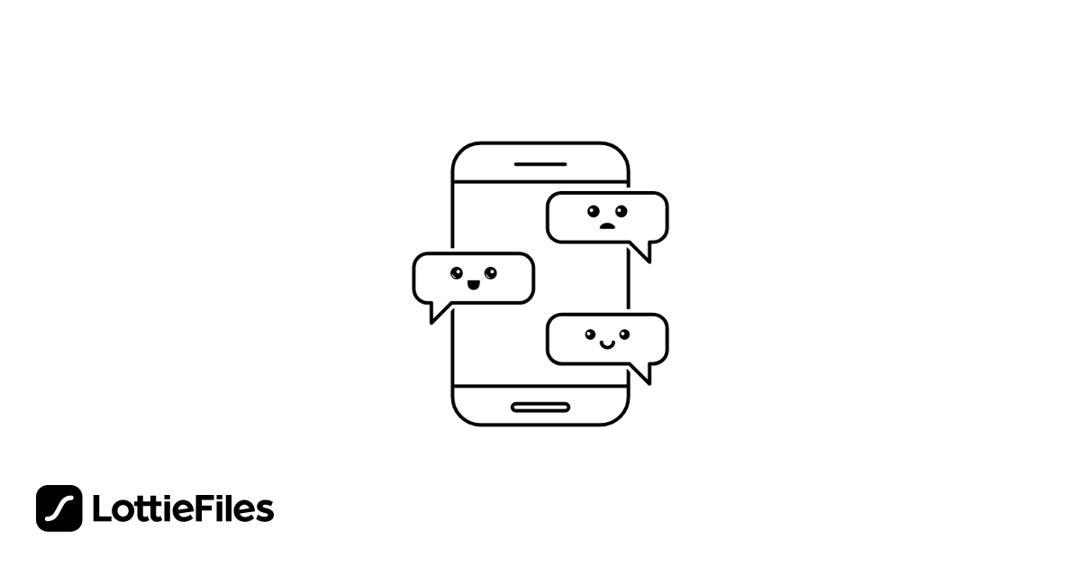 Free Emoji Group Chat (Outline) Animation by Ision Industries | LottieFiles