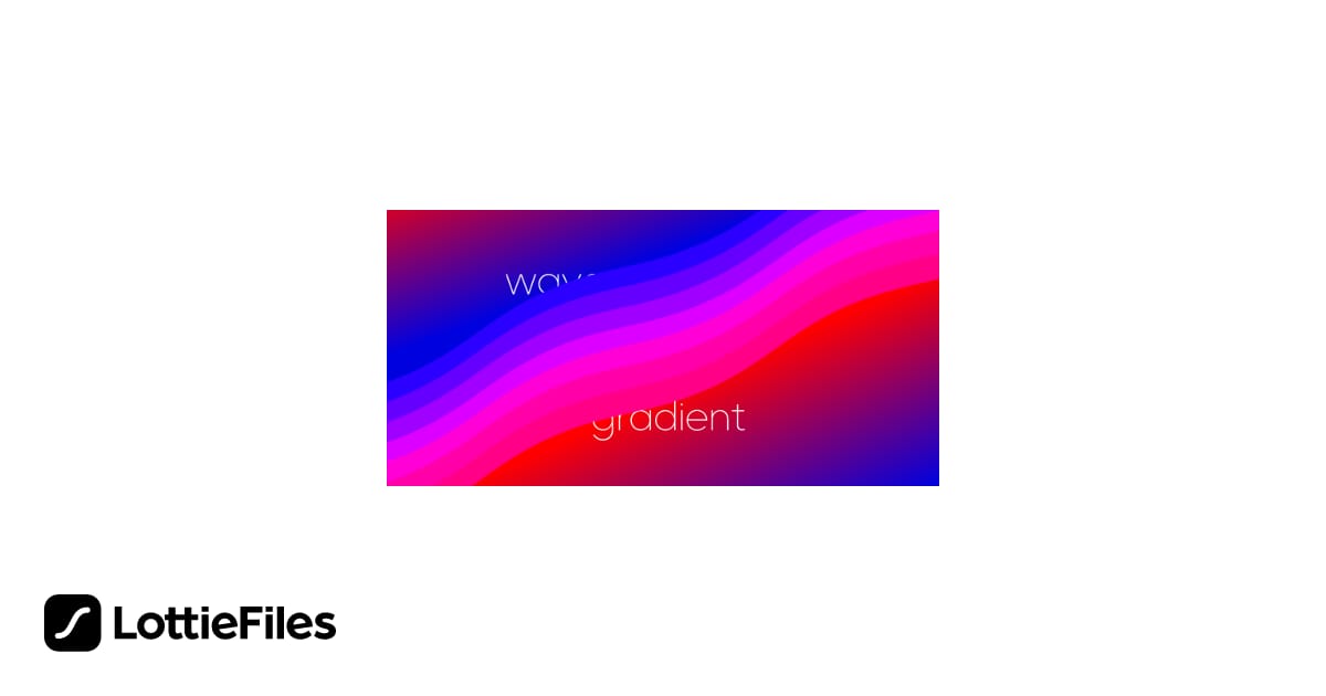 Free Wave gradient Animation by Denis DV | LottieFiles