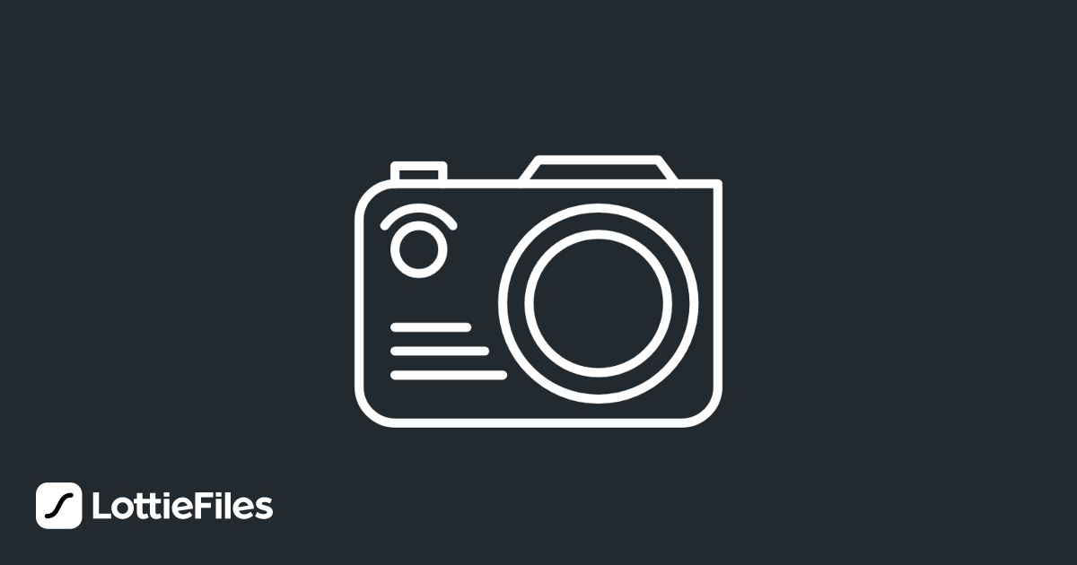 Free Camera Line Icon Animation by Sangram Bandsode | LottieFiles
