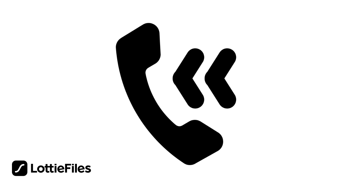 Free Incoming Call Animation by BEARicons | LottieFiles