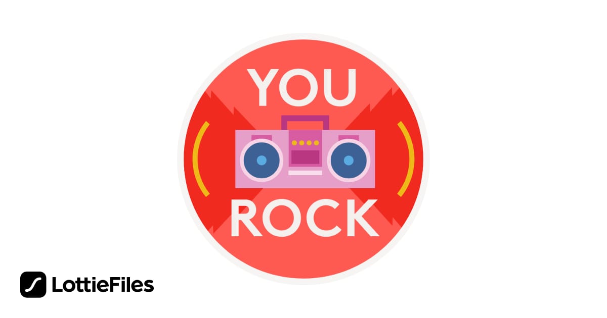 Free You Rock Animation by Sawyer | LottieFiles