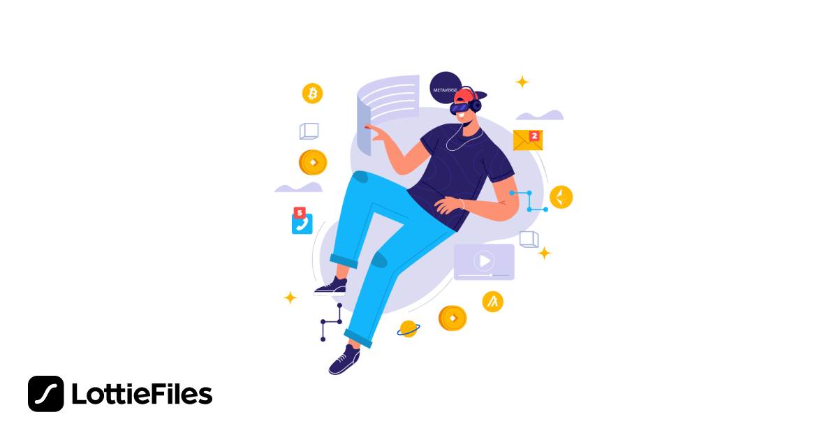 Free Virtual Reality ( Metaverse ) Animation by castudio | LottieFiles