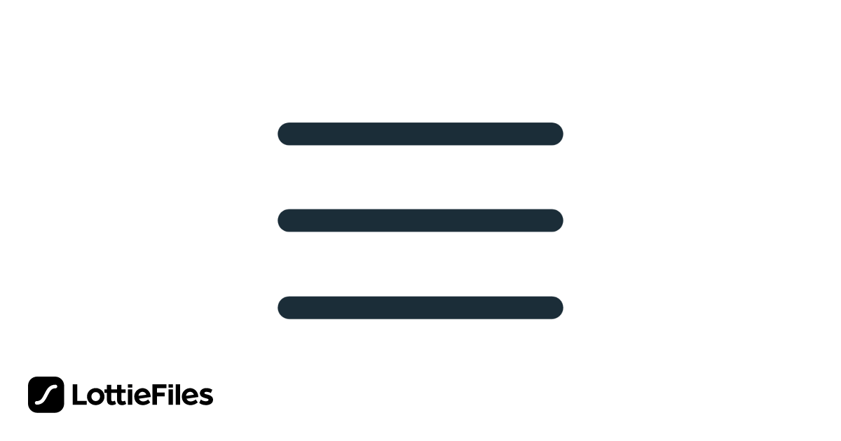 Free menu Animation by Paola Gonzalez | LottieFiles