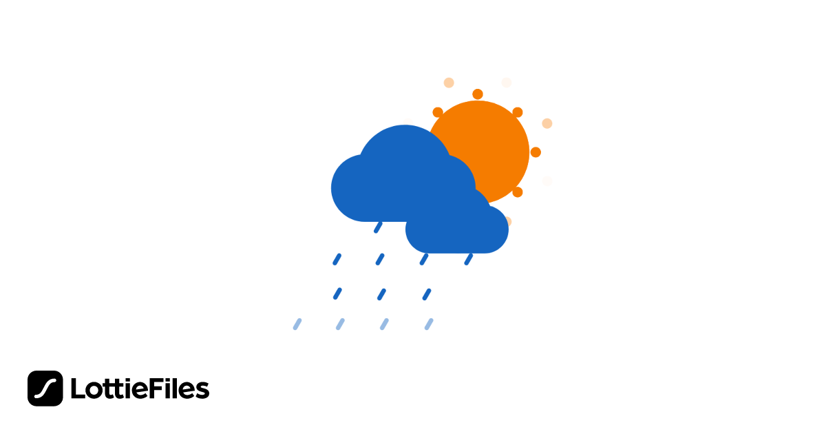 Free Sun and rain Animation by Ariel Stern | LottieFiles