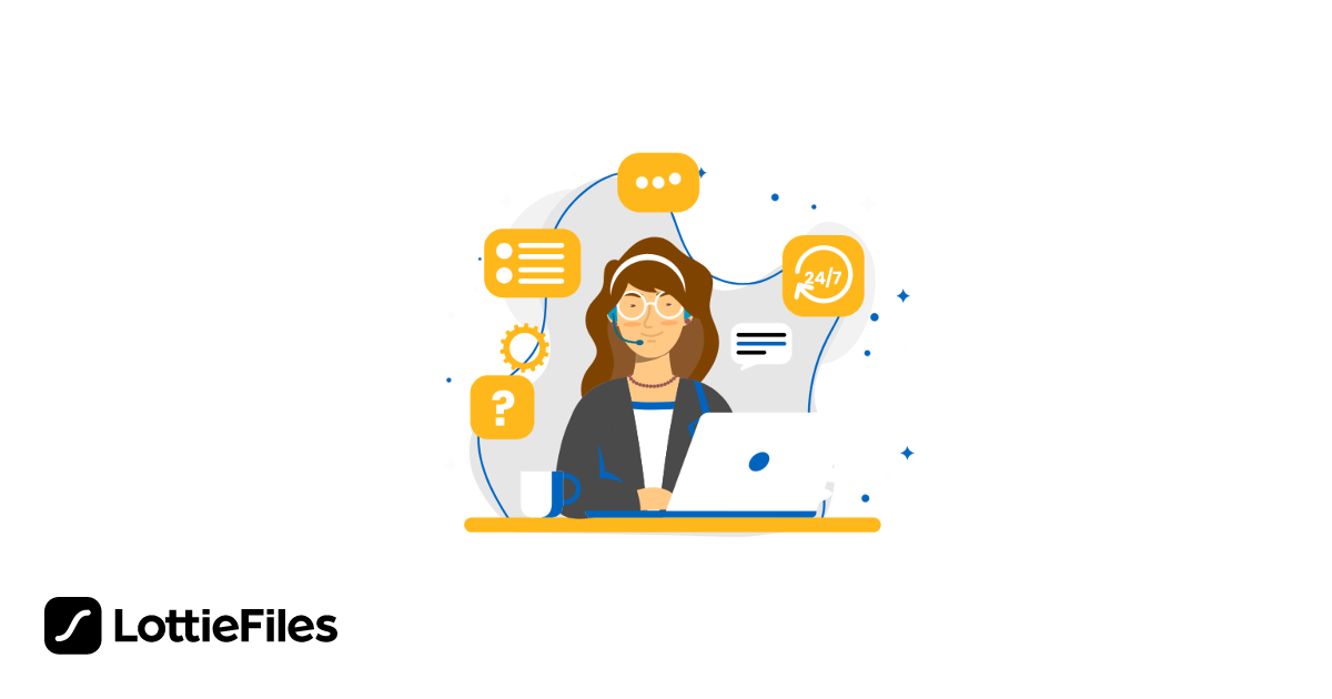 Free new support animation Animation by Shehzad Abbasi | LottieFiles