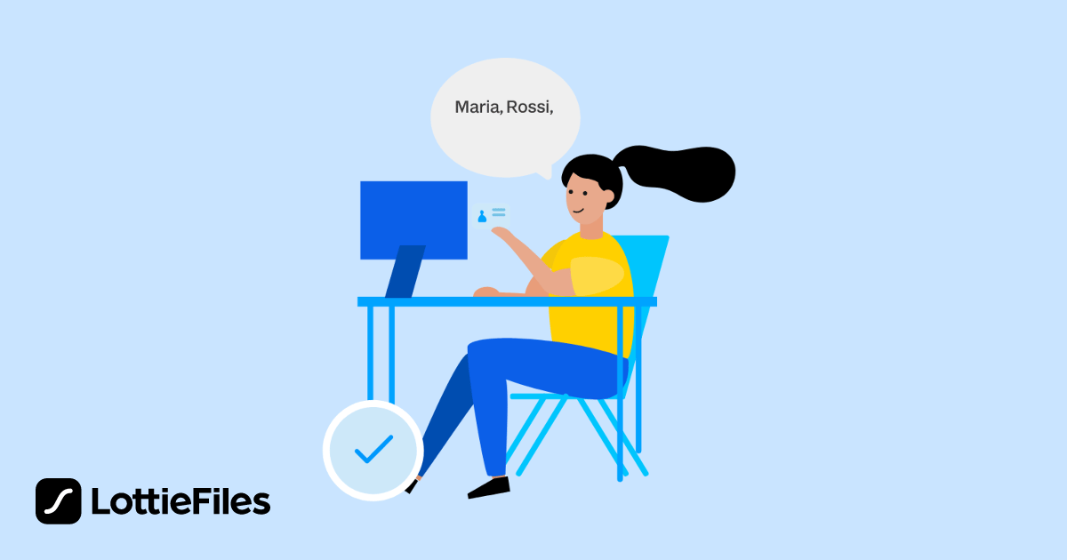 Free Identity verification Animation by Chiara Zanelli | LottieFiles