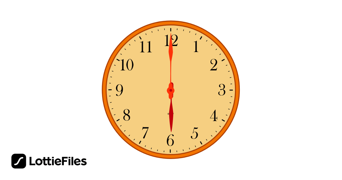 Free Wall clock loop loading Animation by DXIT | LottieFiles