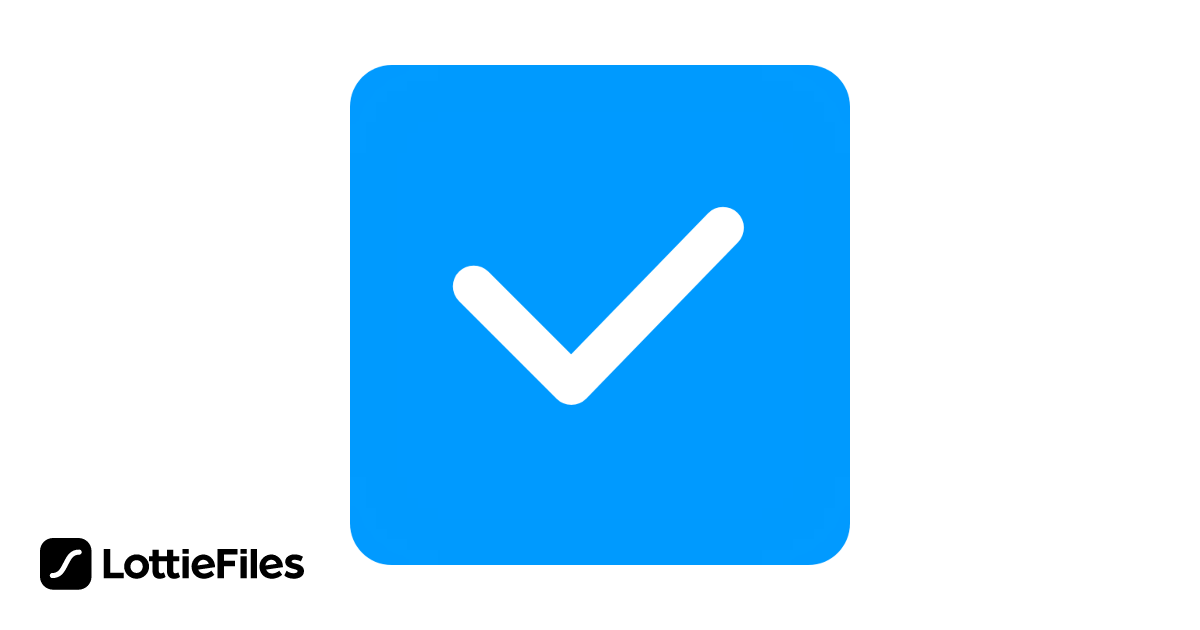 Free Checkbox (Check) Animation by Chiara Zanelli | LottieFiles