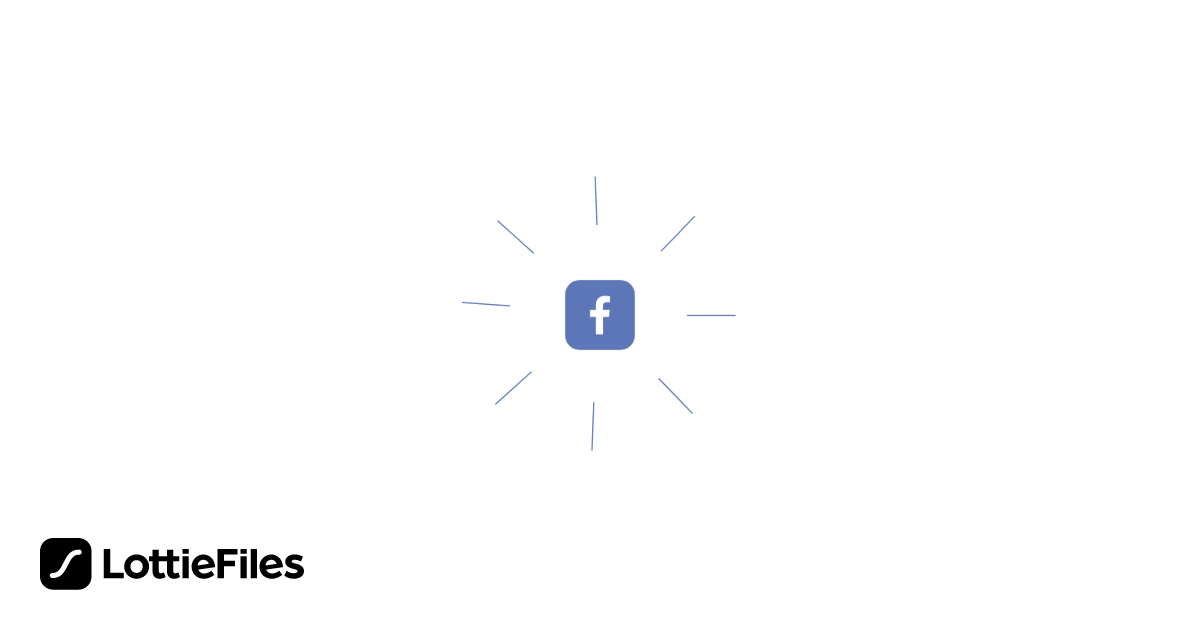 Free Facebook icon Animation by Animated SVG | LottieFiles