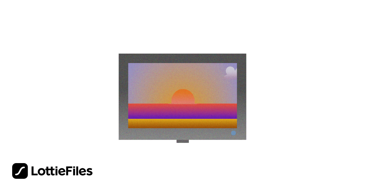 Free Flat Sunset Animation by Lenora Sunflower | LottieFiles