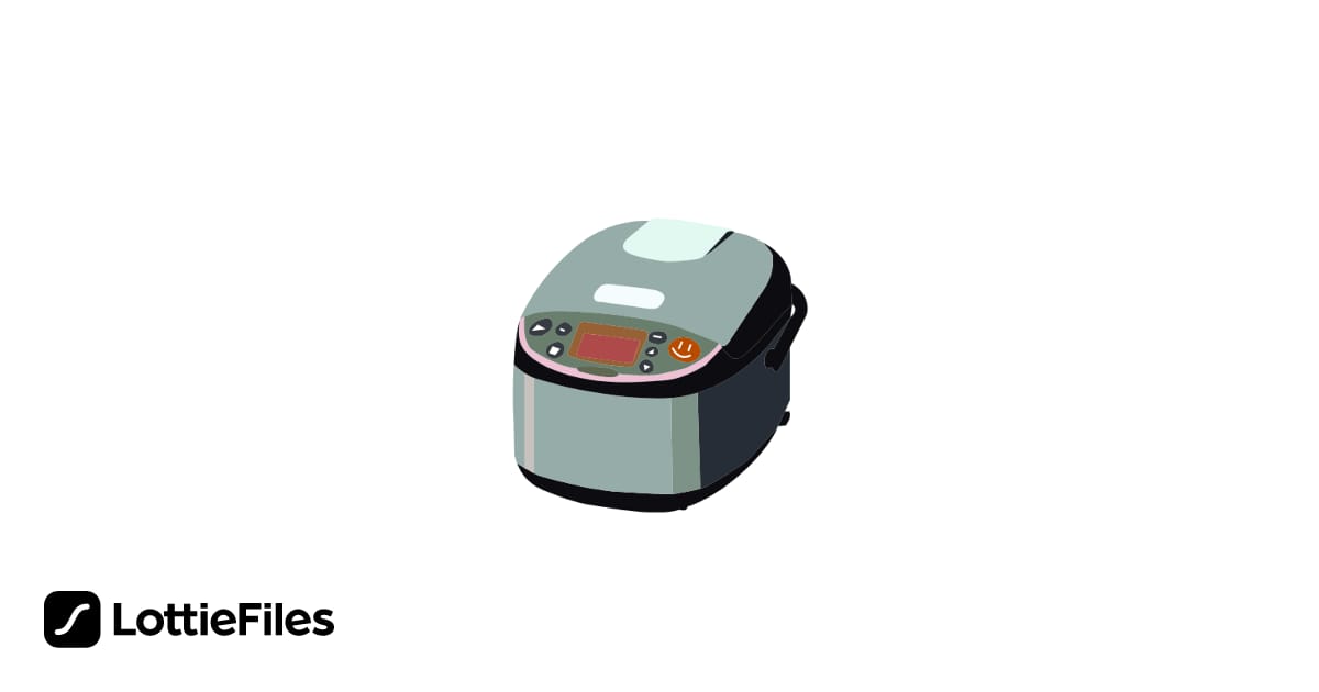 Free Rice Cooker Animation by Noah L | LottieFiles