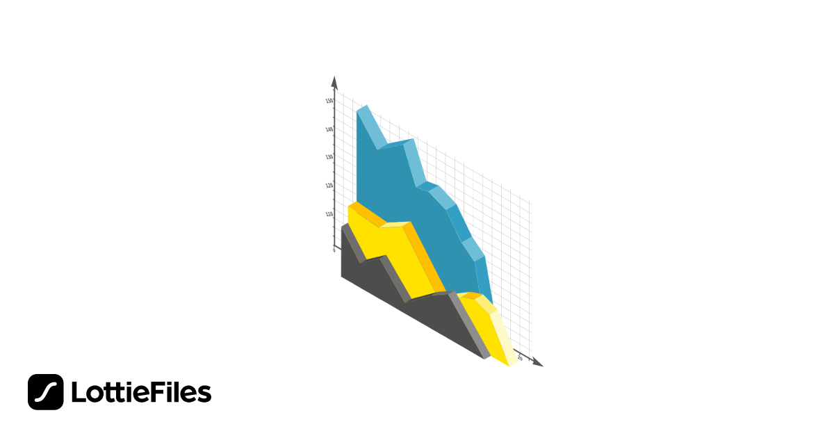 Free Abstract isometric diagram with multi-colored waves Animation by ...