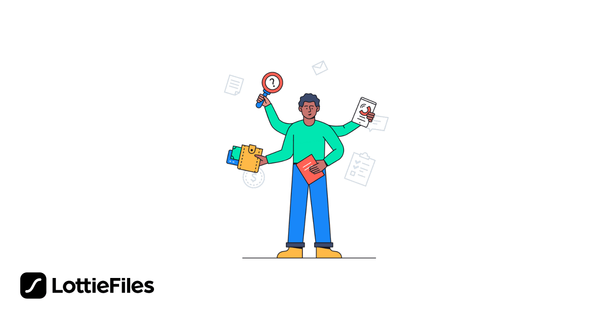 Free Multitasking character animation Animation by Abdul Latif ...