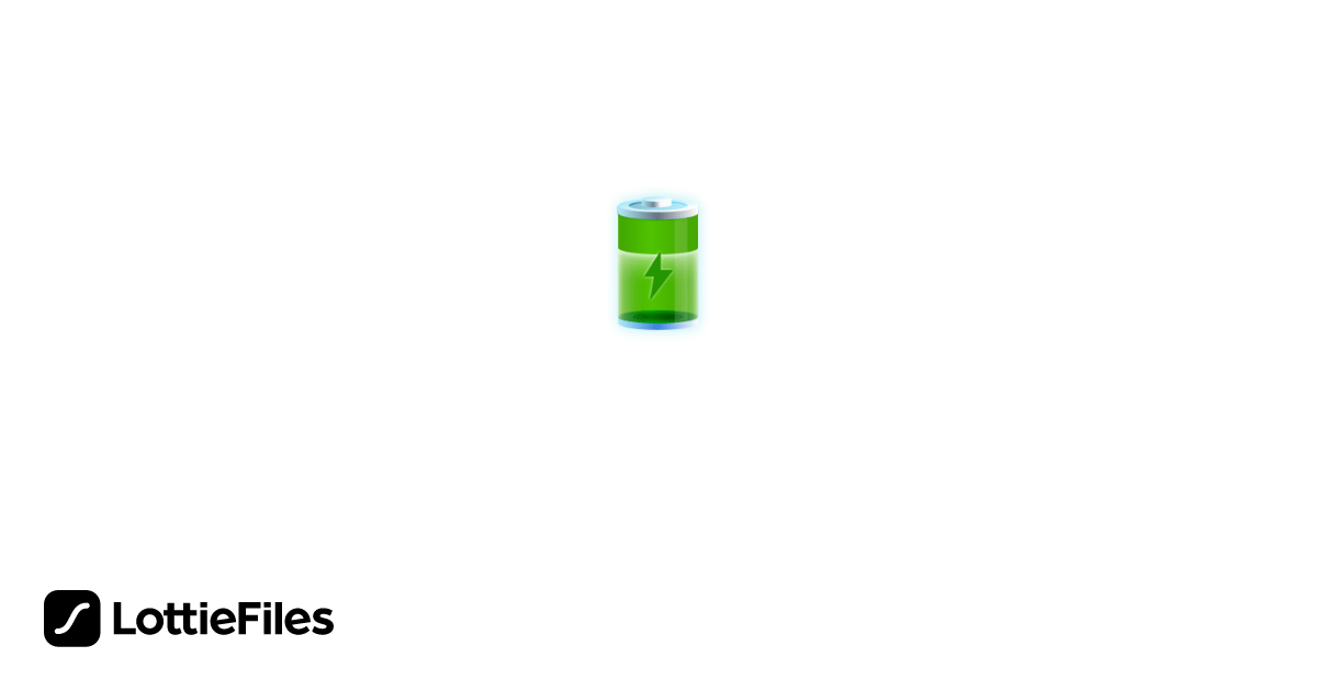 Free Battery animation Animation by liang | LottieFiles