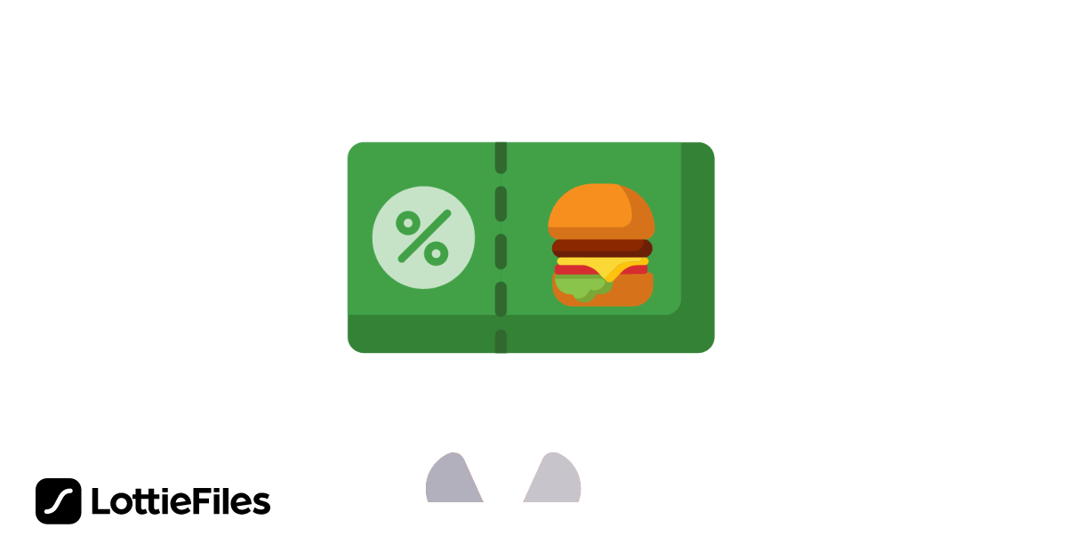Free food coupon animation Animation by MD Abdur Rahim | LottieFiles