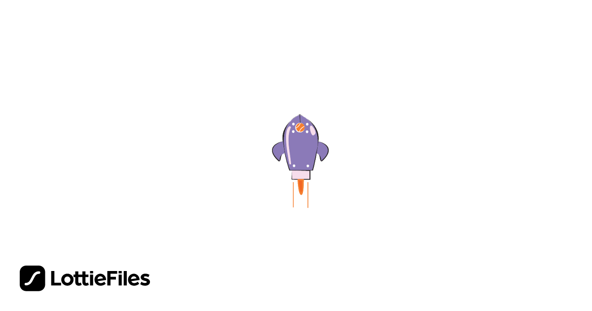 Free Simple Rocket Animation Animation by john ope | LottieFiles