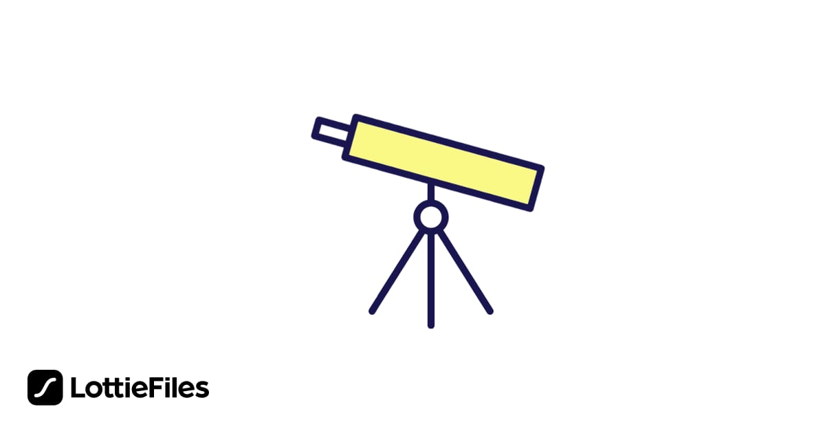 Free Telescope Animation by Mithril Workz | LottieFiles
