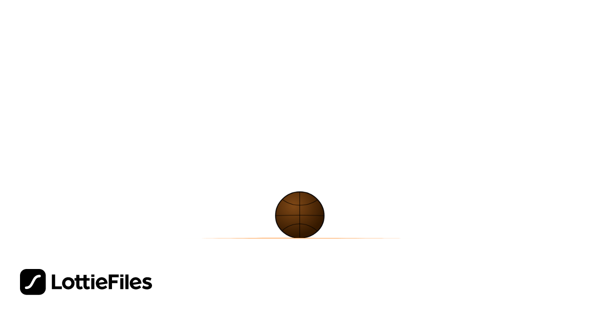 Free Bouncing basketball Loading Animation by Mehran | LottieFiles