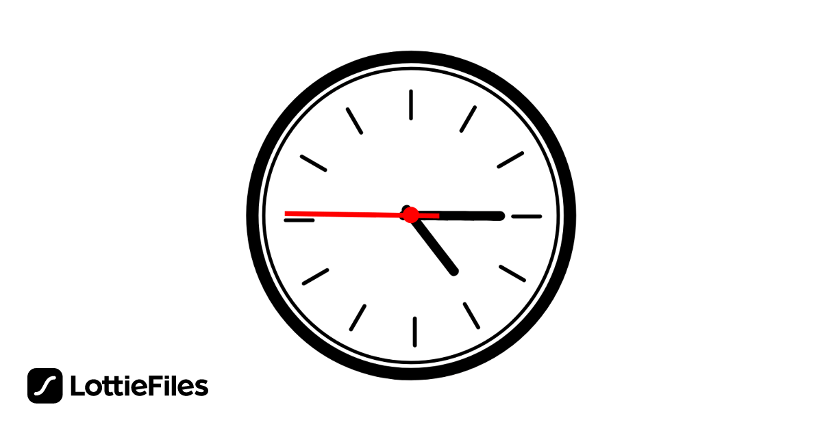 Free Clock animation Animation by SHAHID KHAN | LottieFiles