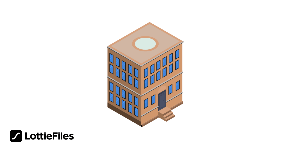 Free Isometric Building Construction Animation by JB | LottieFiles