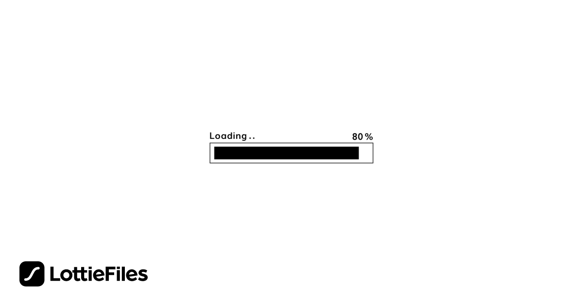 Free Loading bar Animation by Vigneshwaran R | LottieFiles