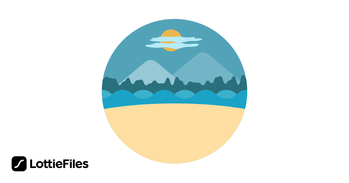 Free Sunset Animation by Dzeaze | LottieFiles