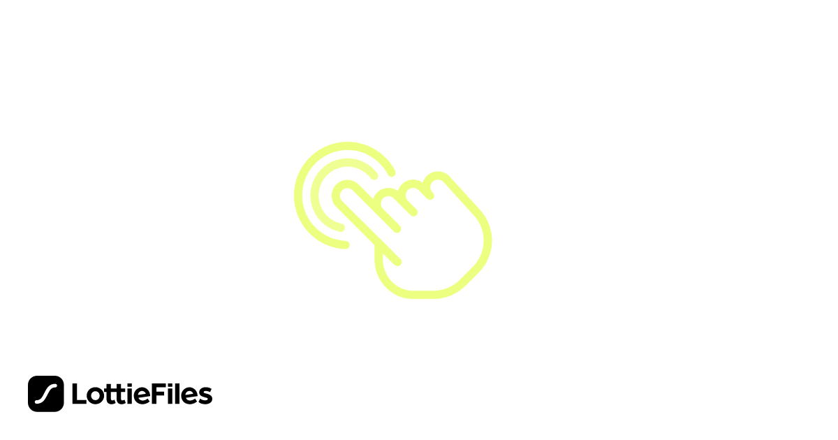 Free finger double tap Animation by Scott Gray | LottieFiles
