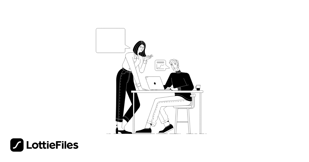 Free Office work Animation by Olena Tieriekhova | LottieFiles