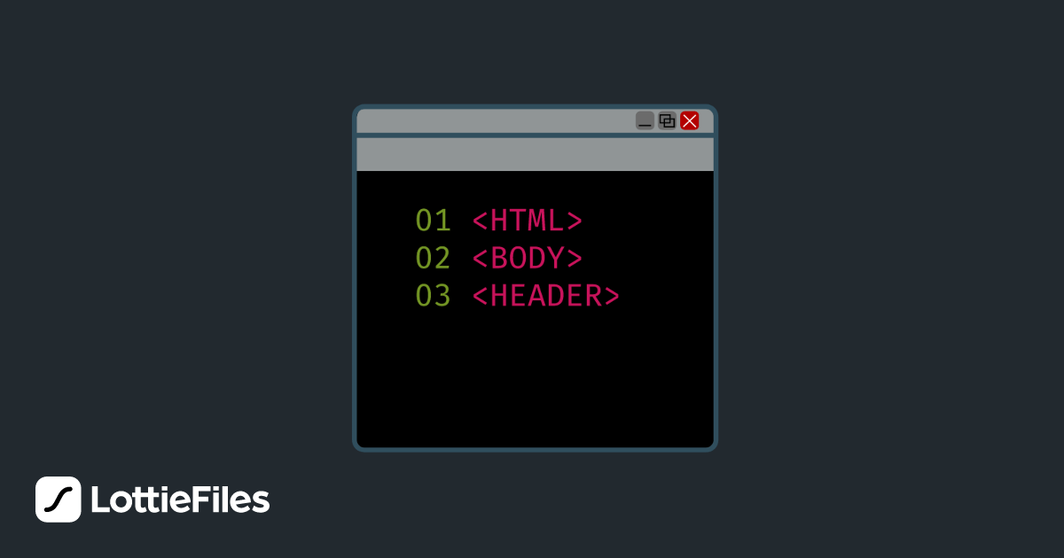 Free write code Animation by ibarra | LottieFiles