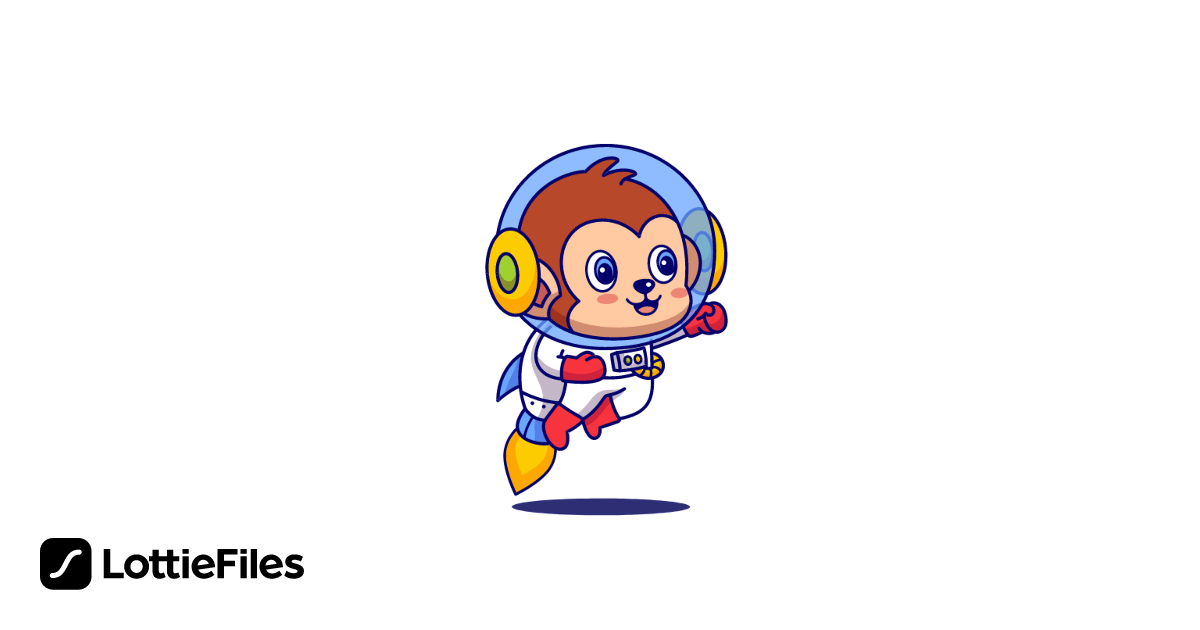 Free Cute astronaut super hero flying Animation by Abdul Latif ...
