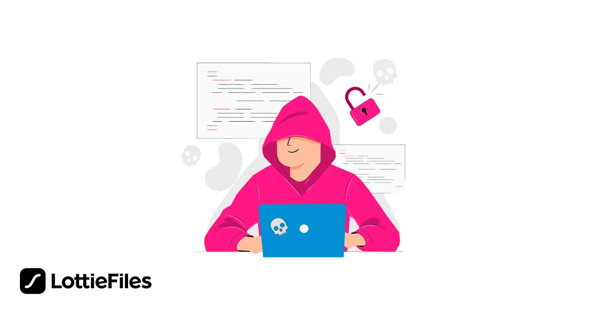 Free Scam pink Animation by Fernando Mera | LottieFiles