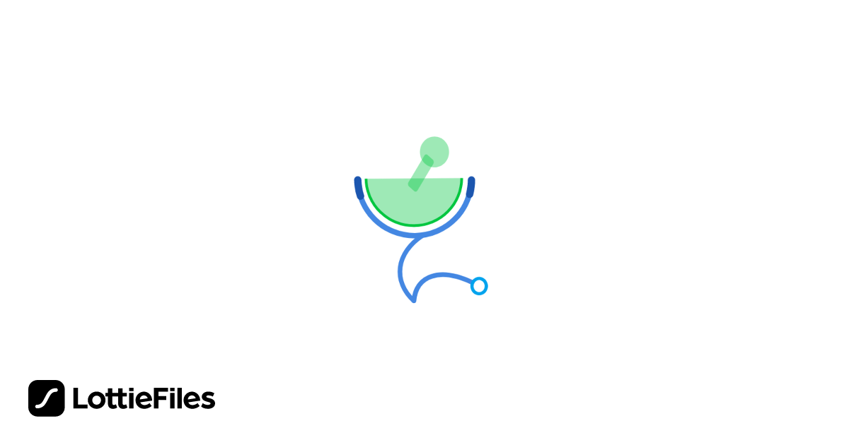 Free Pharmacy , Mortar pestle , Doctor stethoscope Animation by Pappu Biswas | LottieFiles