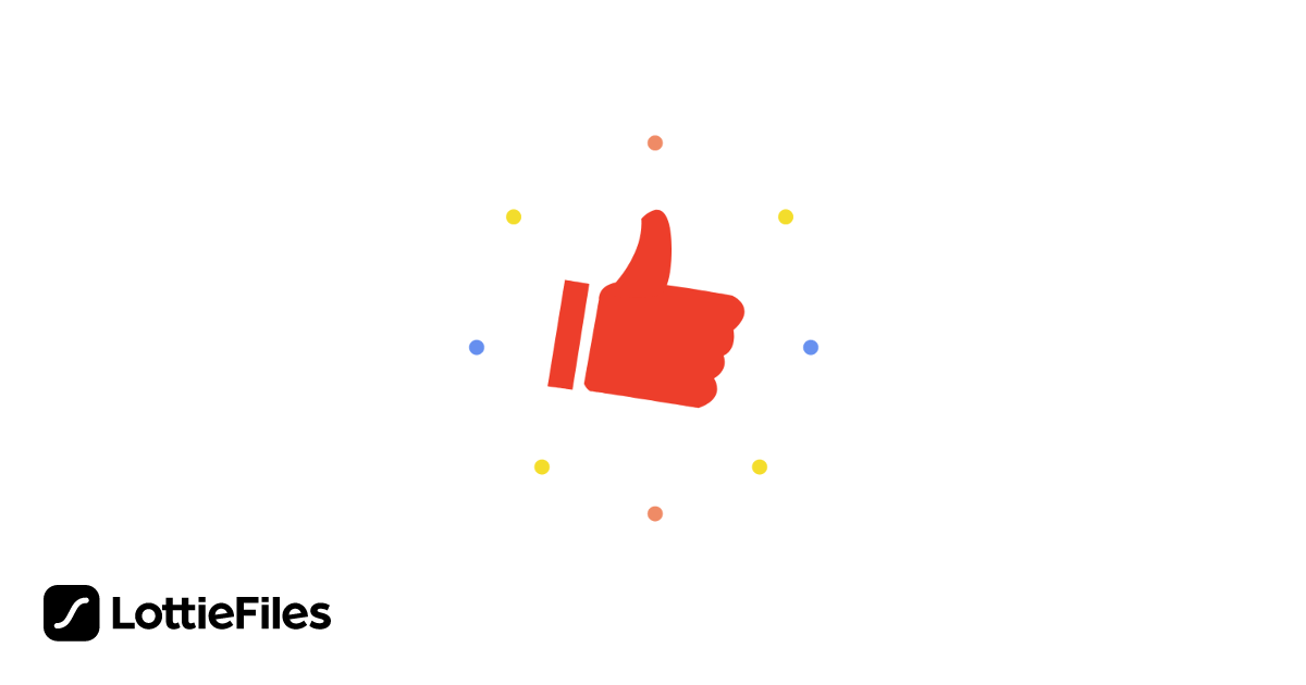 Free Like animation Thumbs up Animation by keval23 | LottieFiles