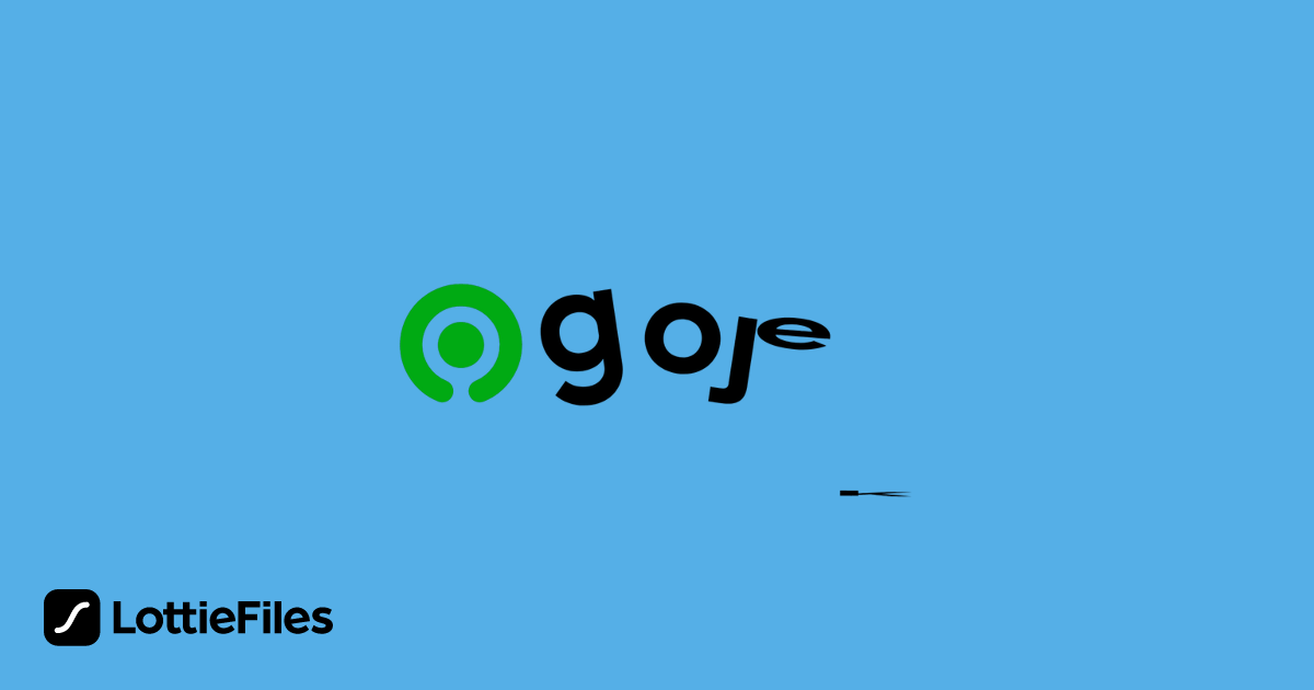 Free Gojek logo Lottie JSON animation. Animation by RJ Lottie JSON ...