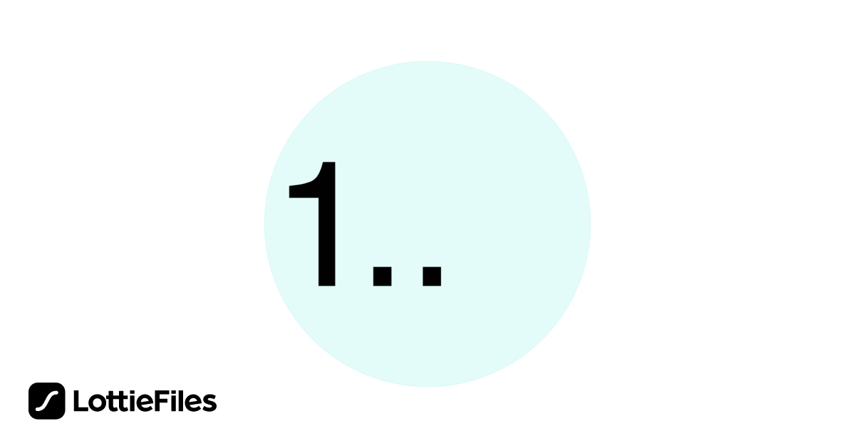 Free Count Animation Animation by Martin Maurer | LottieFiles