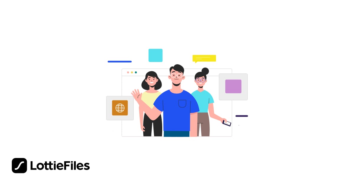Free Work Team Animation by Formia Creativos | LottieFiles