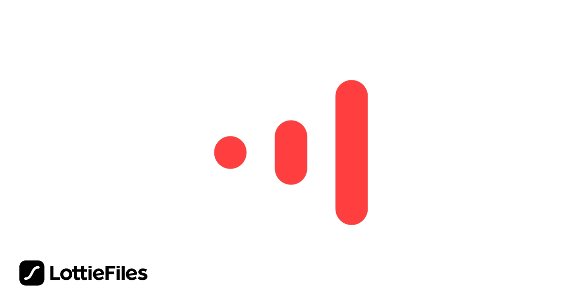 Free Light Red Equalizer Animation by Joel Cox | LottieFiles