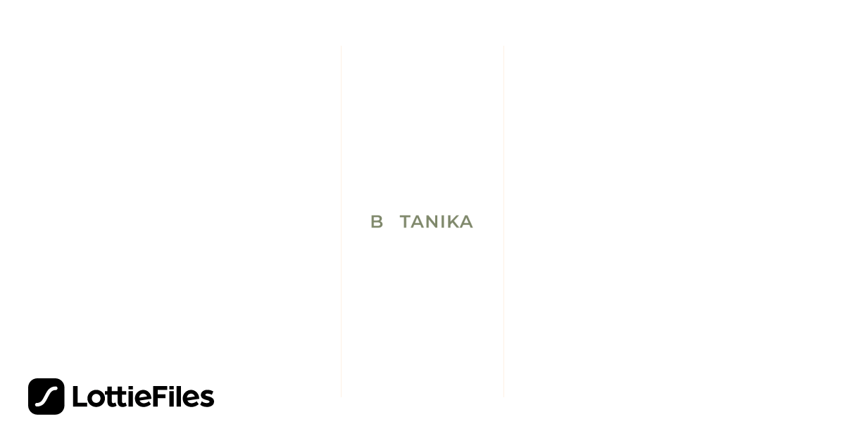 Free Botanika logo Animation by Mari-Marina | LottieFiles