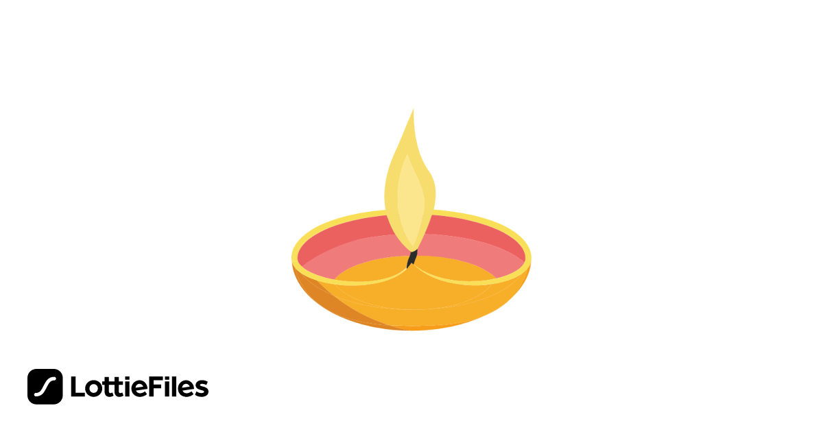 Free Diya Animation by Yash Goswami | LottieFiles