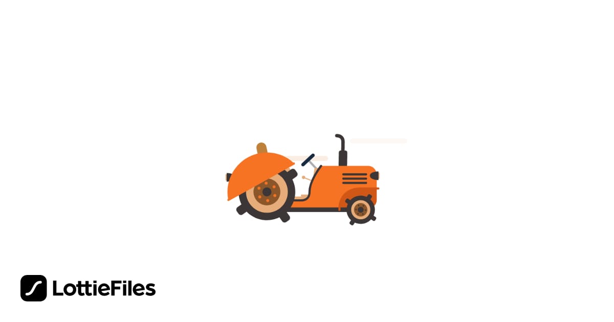Free Tractor Animation by george gelast | LottieFiles