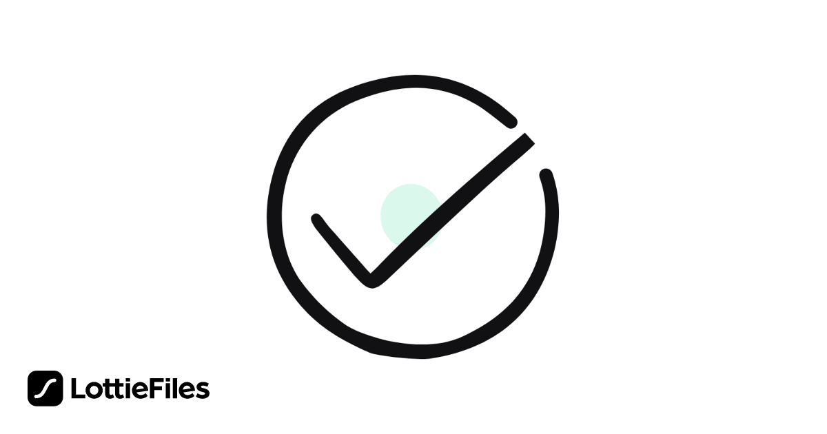 Free Tick Animation by VyacheslavUbozhenko | LottieFiles